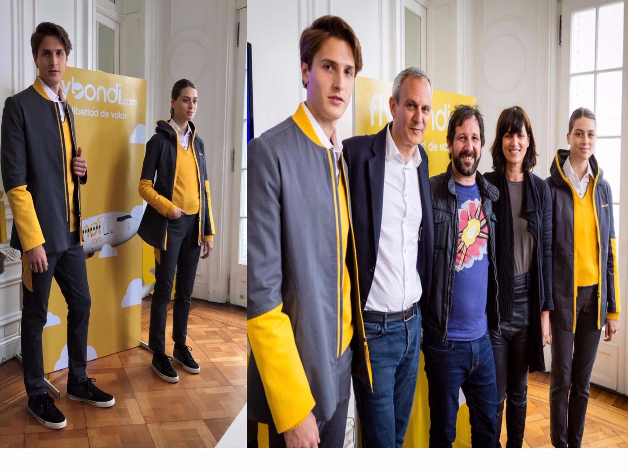 Flybondi presentó el avión y los uniformes del personal que estrenará ...